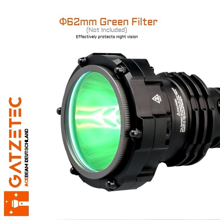 ACEBEAM P20 Grünfilter